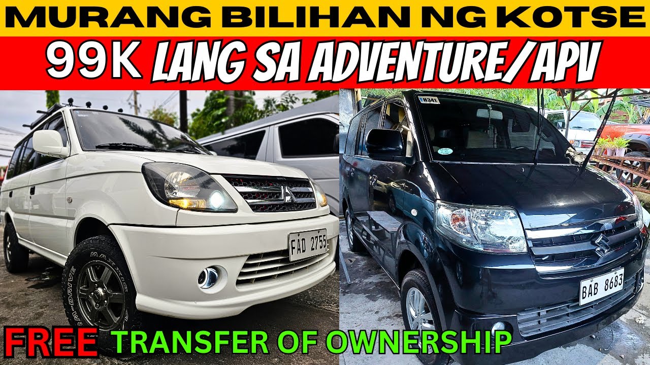 BILIHAN NG PINAKAMURANG MITSUBISHI MIRAGE, SUZUKI APV UP TO 50% OFF ...