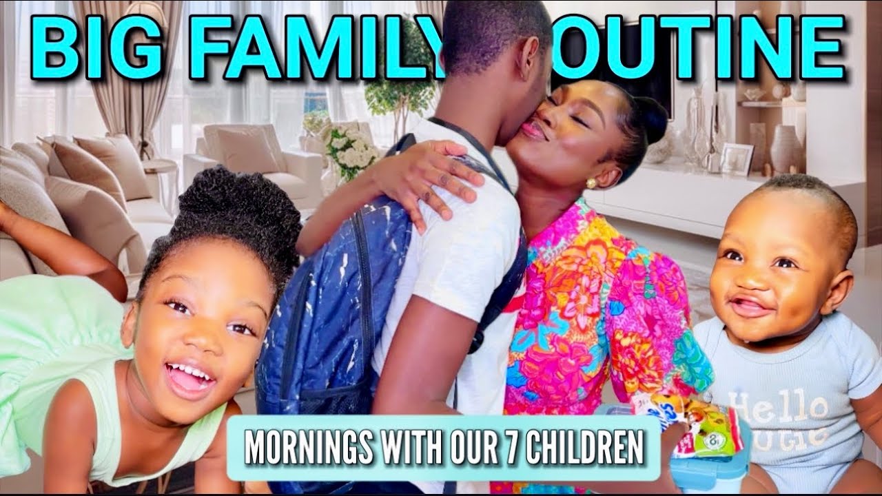 MORNING ROUTINE WITH OUR 7 CHILDREN | SCHOOL LUNCH IDEA - YouTube