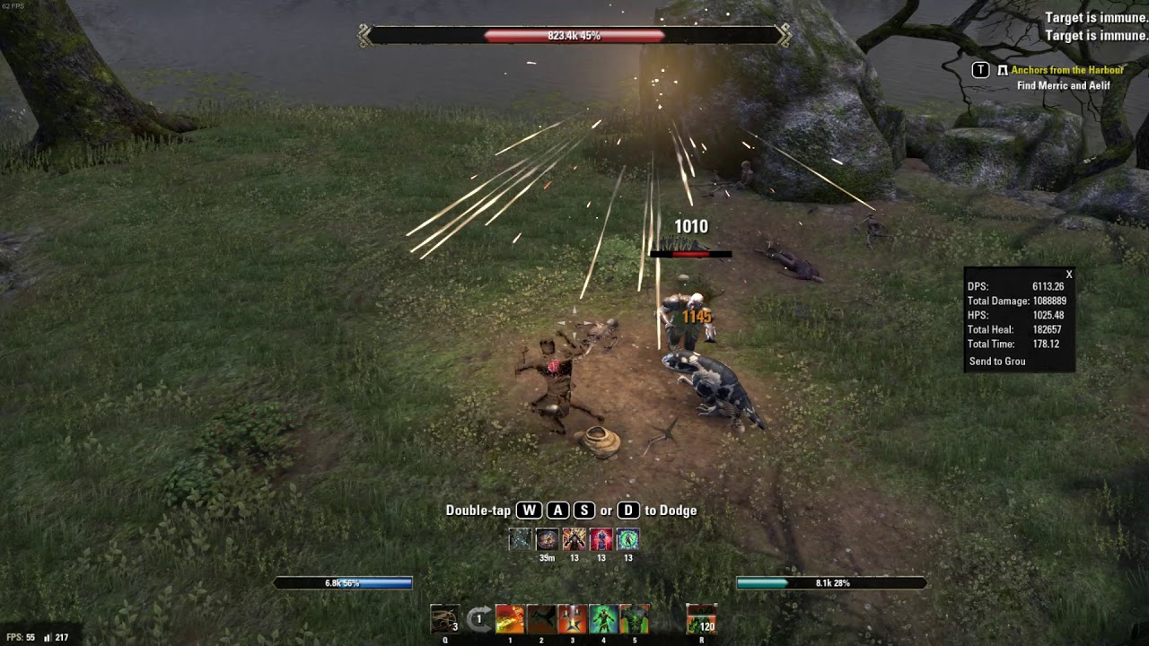 ESO - North Shore Point WB soloing (Unarmed Stamina DK) - YouTube