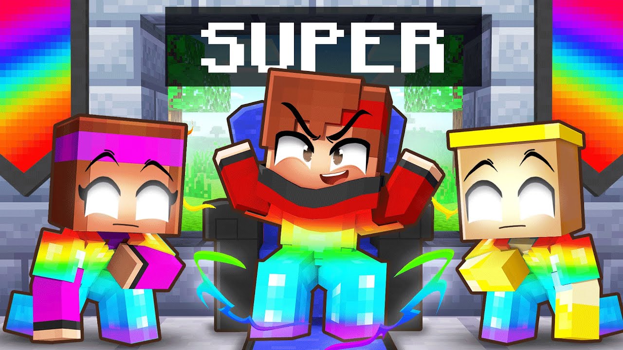 Transformer mes amis en SUPER dans Minecraft ! - YouTube