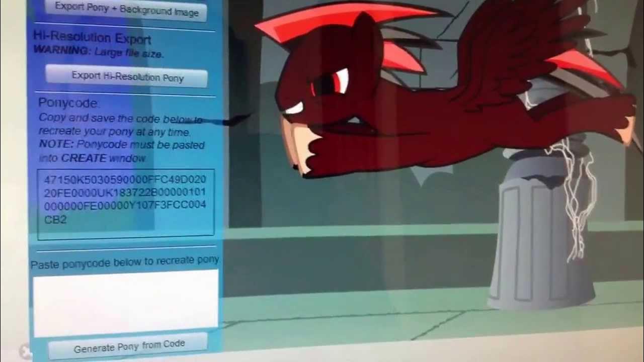 Mlp creator by General Zoi / my pony name deads - YouTube