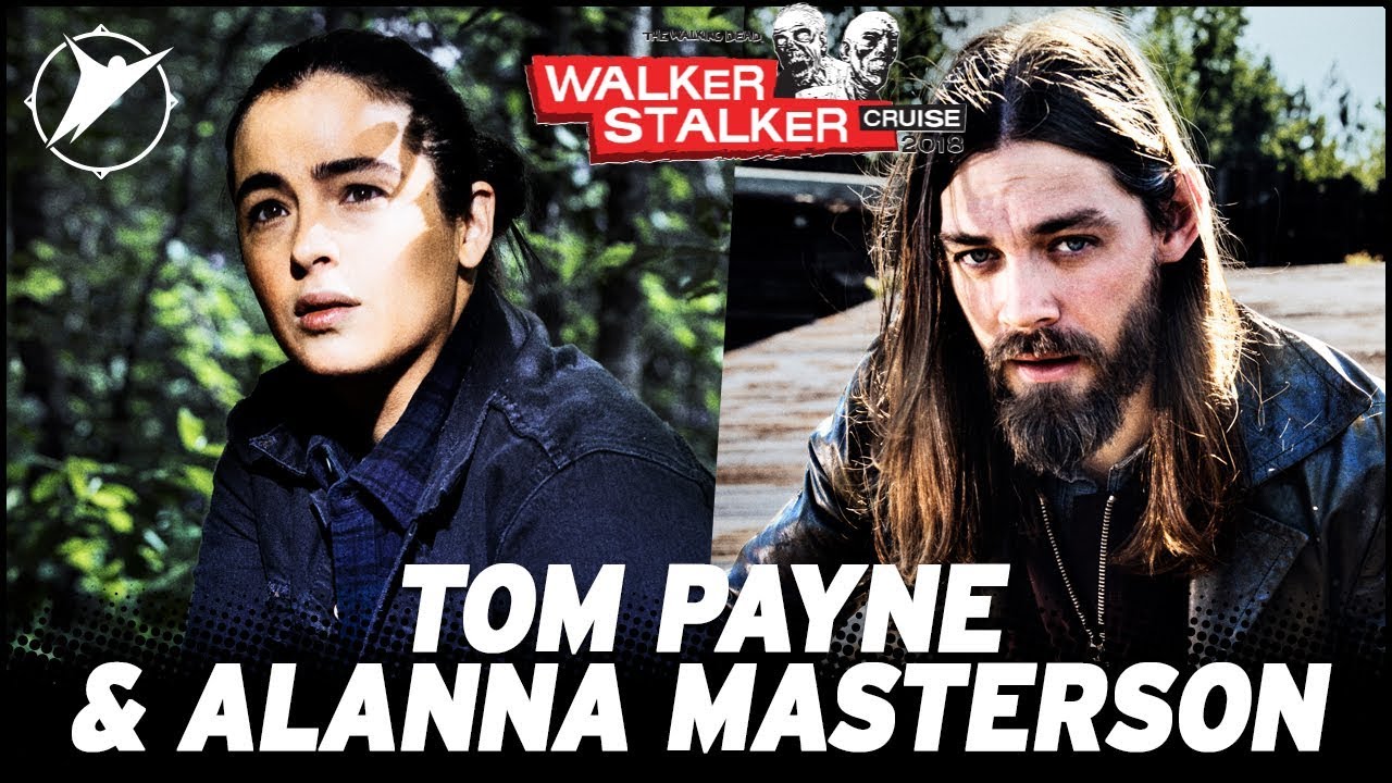 Alanna Masterson & Tom Payne - Walker Stalker Cruise 2018 - YouTube