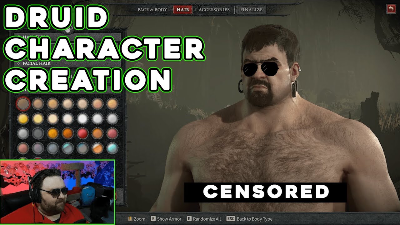 Diablo 4: The Beta - Druid Character Customization! - YouTube