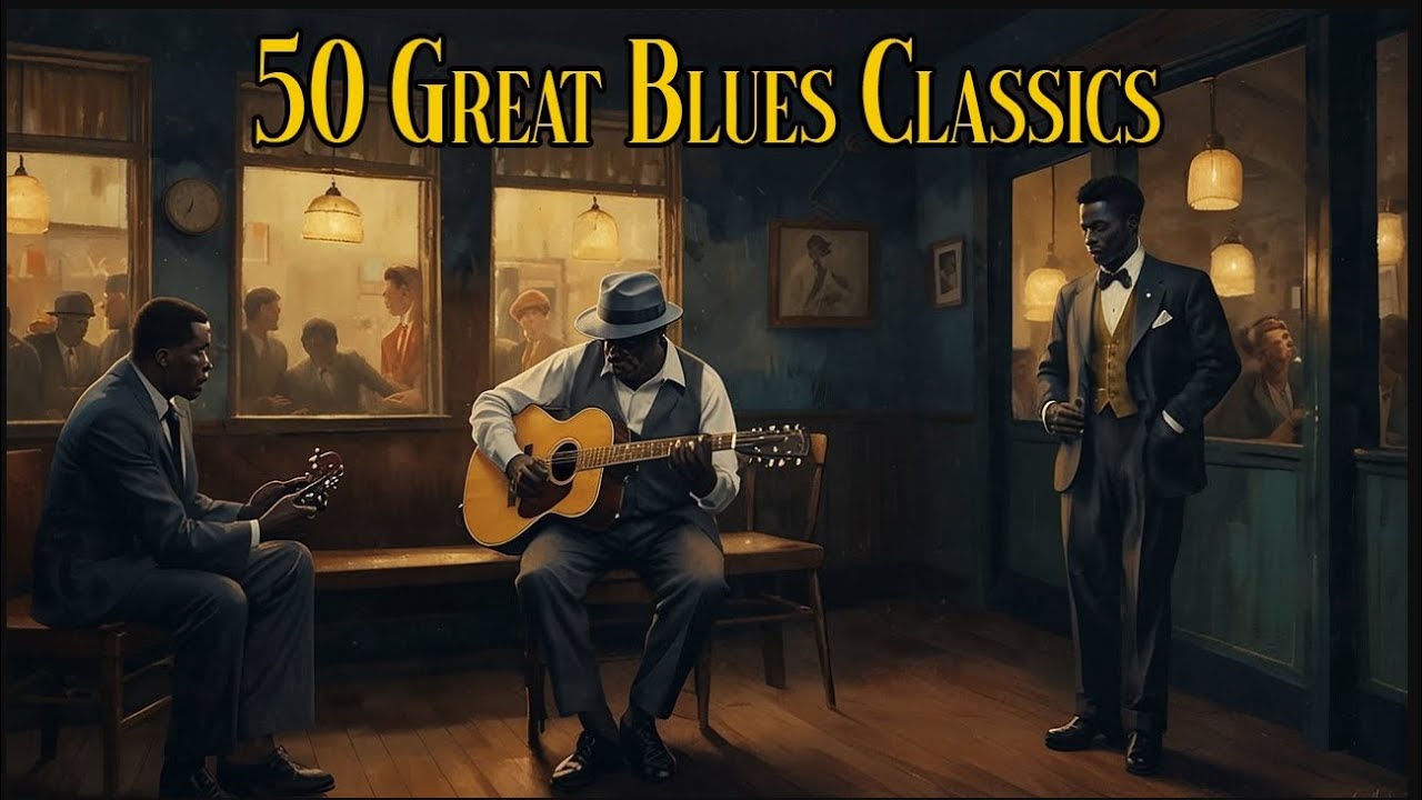 50 Great Blues Classics - Vintage Blues Music [Blues Mix, Slow BLues ...