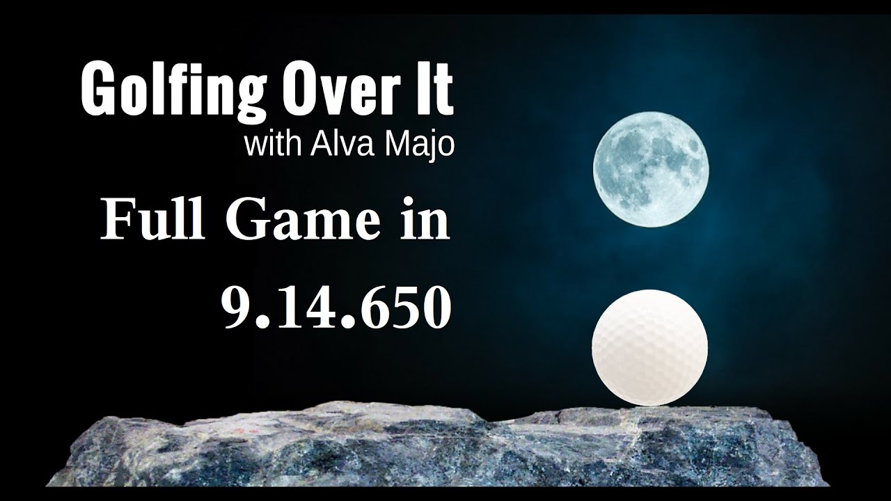 Golfing Over It Full Game in 9.14.650 [World Record] - YouTube