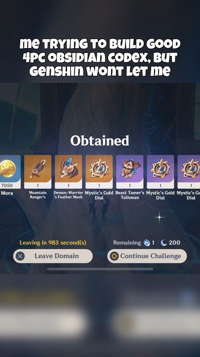 Farming Obsidian Codex In A Nutshell | Genshin Impact 5.0 - YouTube