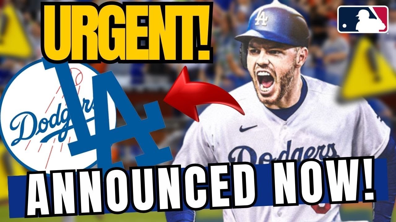⚾ NOW! SEE THIS! ANNOUCED THIS FRIDAY ABOUT! UNEXPECTED MOVE! DODGERS ...