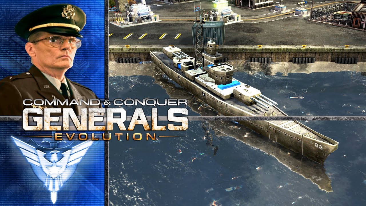 Command and Conquer Generals | Naval Yard Ships | (USA - General Townes ...