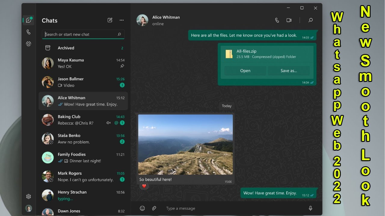 Fastest ⚡Whatsapp Web New Update 2022 Windows 10 Microsoft Store ...
