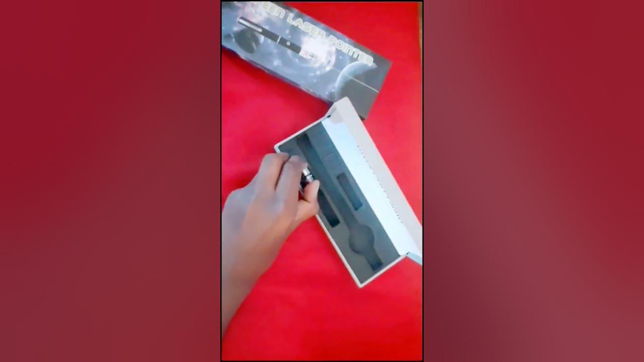 Unboxing laser light green laser pointer. - YouTube