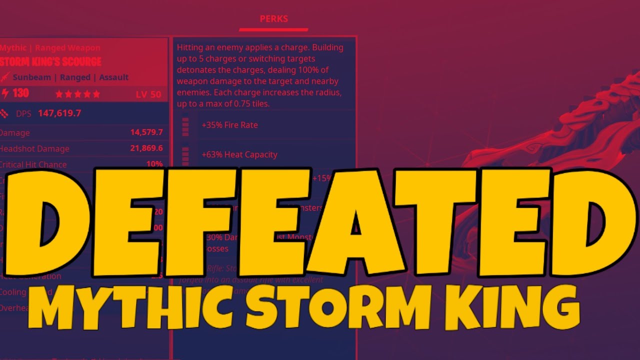MYTHIC STORM KING,MYTHIC WEAPONS,fortnite stw, #4 - YouTube
