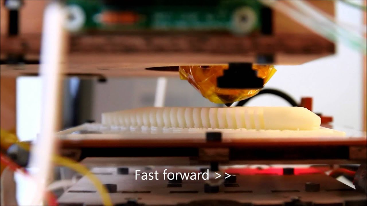 MakerBot 3D printer demo - YouTube