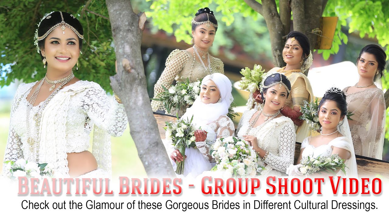 Beautiful Brides - Group Shoot - YouTube