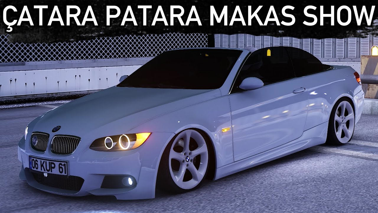 BMW E93 CABRİO İLE DERTLİ GECE MAKASLAMASI !! ÇATARA PATARA EFSANE SES ...
