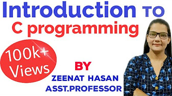 Playlist of C Programming by Zeenat Hasan in Hindi - YouTube