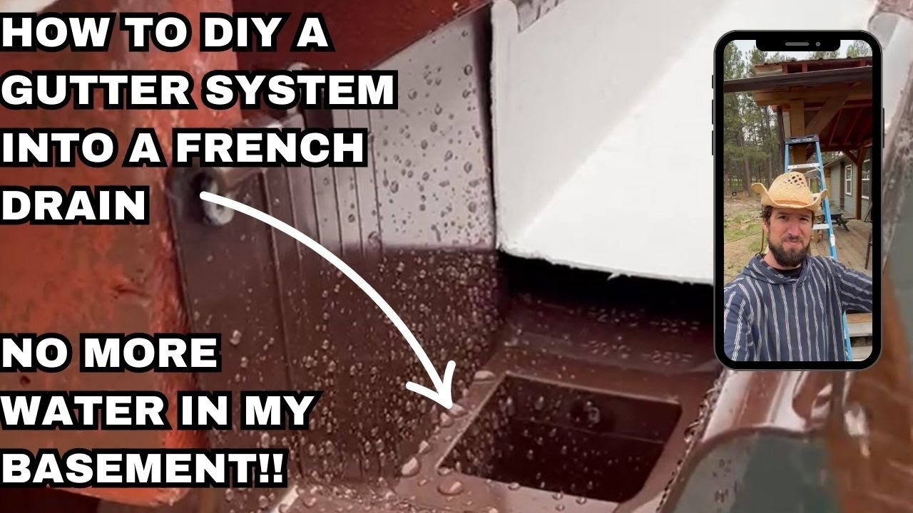 Diy: Gutter Installation of Downspout Into A French Drain | No more ...