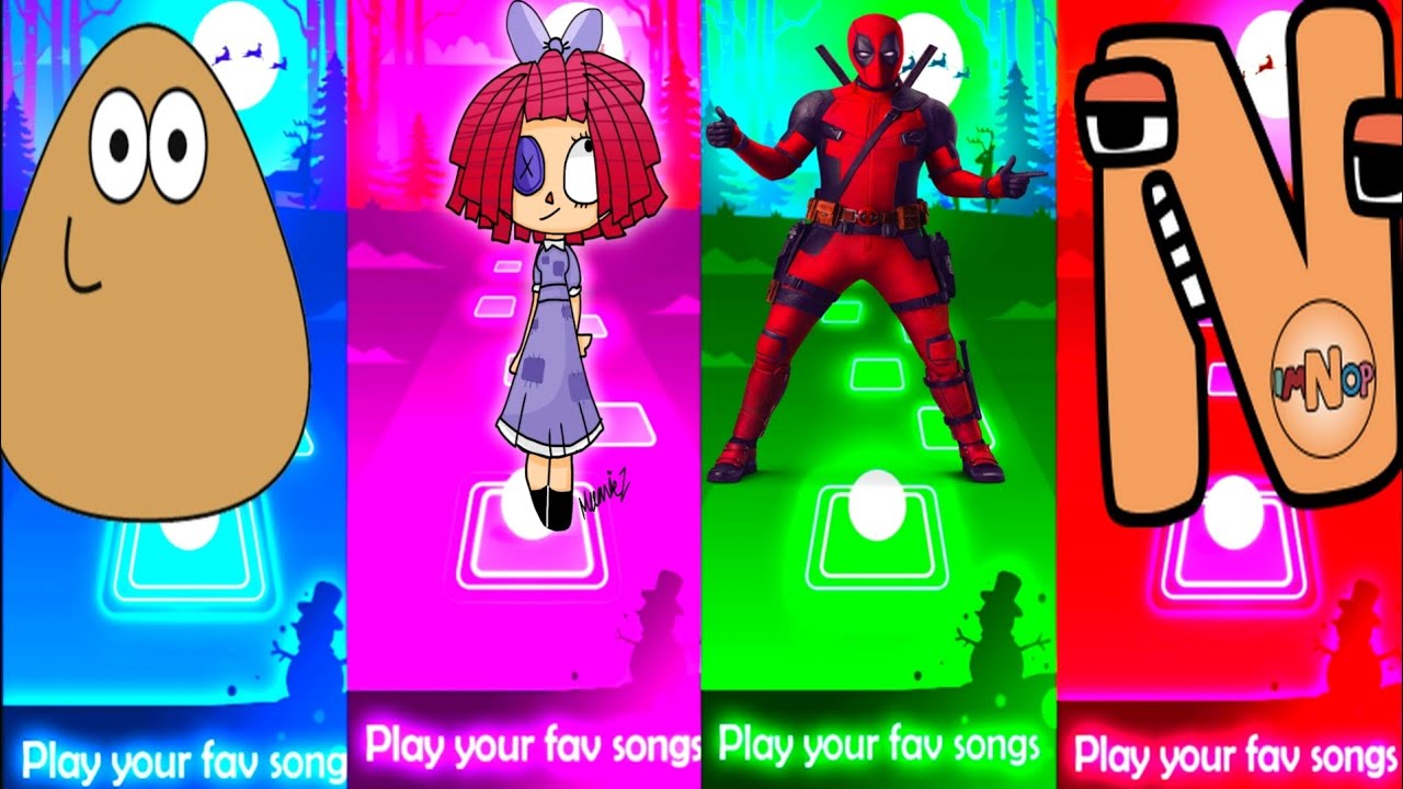 Pou🆚Ragatha🆚Deadpool🆚Alphabet Lore N-Z🥮Who is best? - YouTube