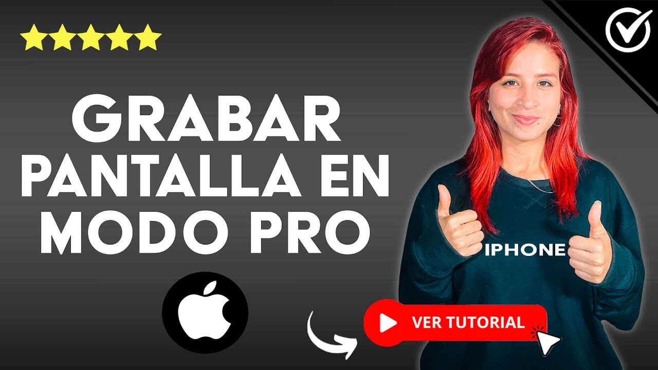 Cómo GRABAR la PANTALLA de tu IPHONE en Modo Pro | 📱 Sin Apps de ...