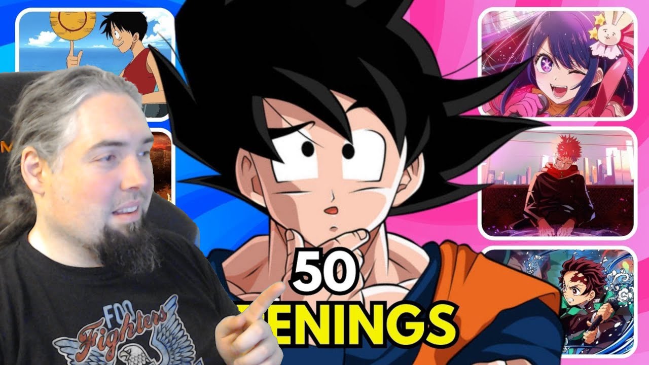 Do I recognize these 50 most popular Anime Openings? - YouTube