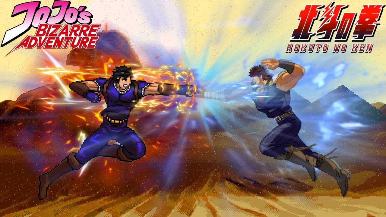 Kenshiro vs Jonathan Joester - Jojo's Bizarre Adventure X Fist of the ...