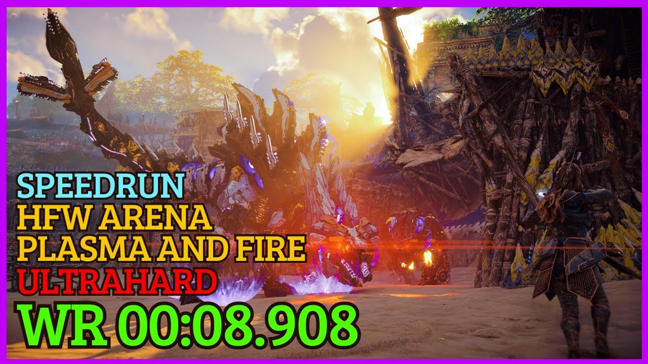 Plasma and Fire Arena Speedrun WR 00:08.908 UltraHard Mode TOP1 #PS5 #guerrillagames #speedrun ...