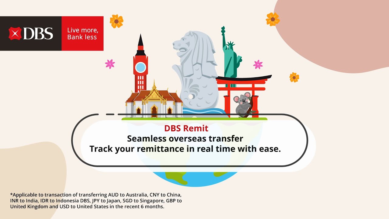 DBS Remit – Track your remittance - YouTube