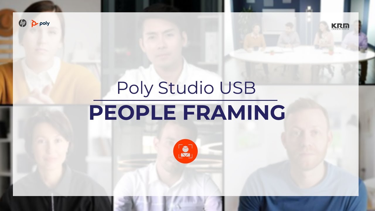 Función People Framing en nuestros equipos Poly Studio USB - YouTube