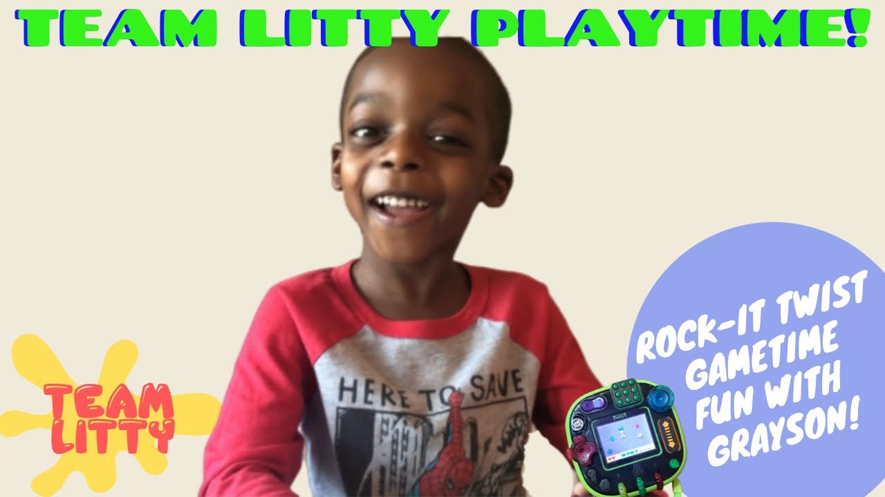 TEAM LITTY PLAYTIME // Rockit Twist Playtime with Grayson! - YouTube