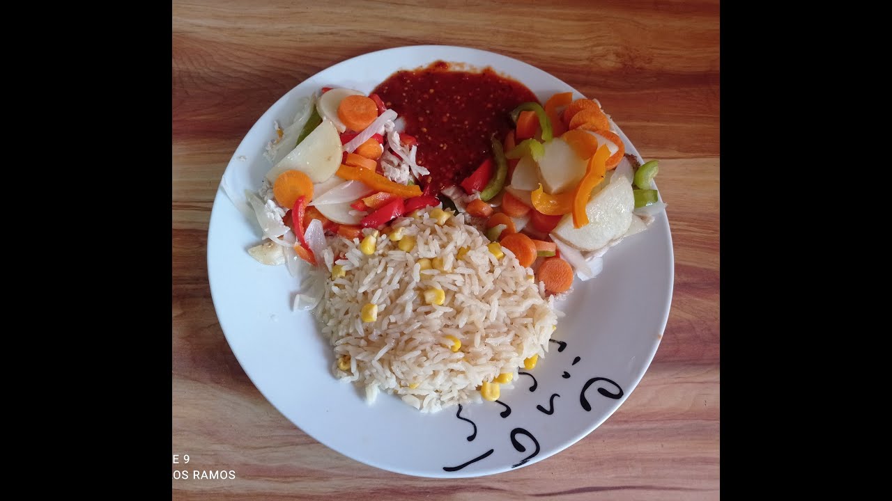 Filete de pescado con verduras al vapor - YouTube