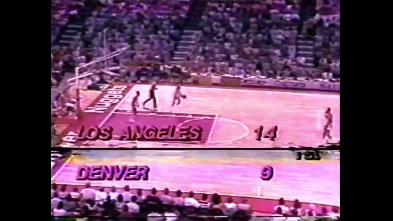 Nba 1979 Lakers vs Nuggets WCFR game 3 intro - YouTube