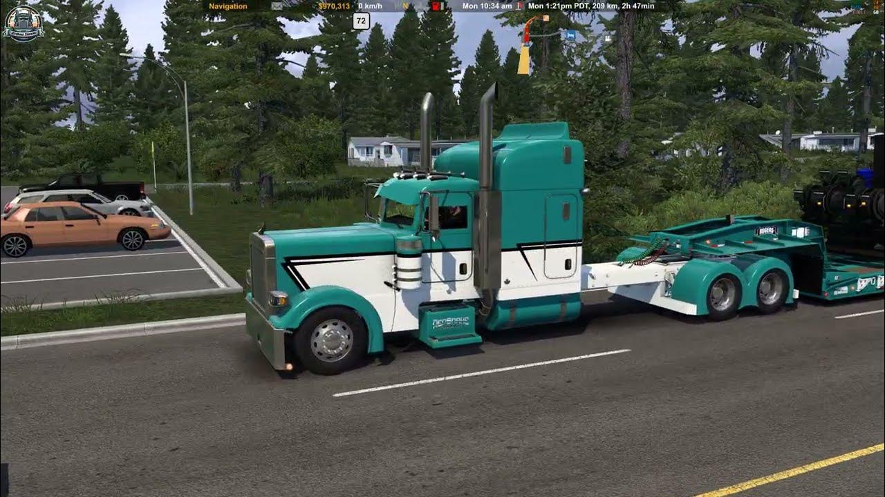 / Pizzster 389 & Rogers SP50 Lowboy / Serial Black DD60 / Run From Aberdeen To Coos Bay 497 Km ...