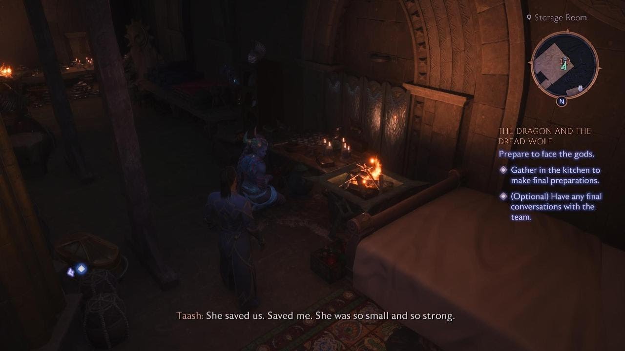 Dragon Age: The Veilguard - Taash comments on Harding's death - YouTube