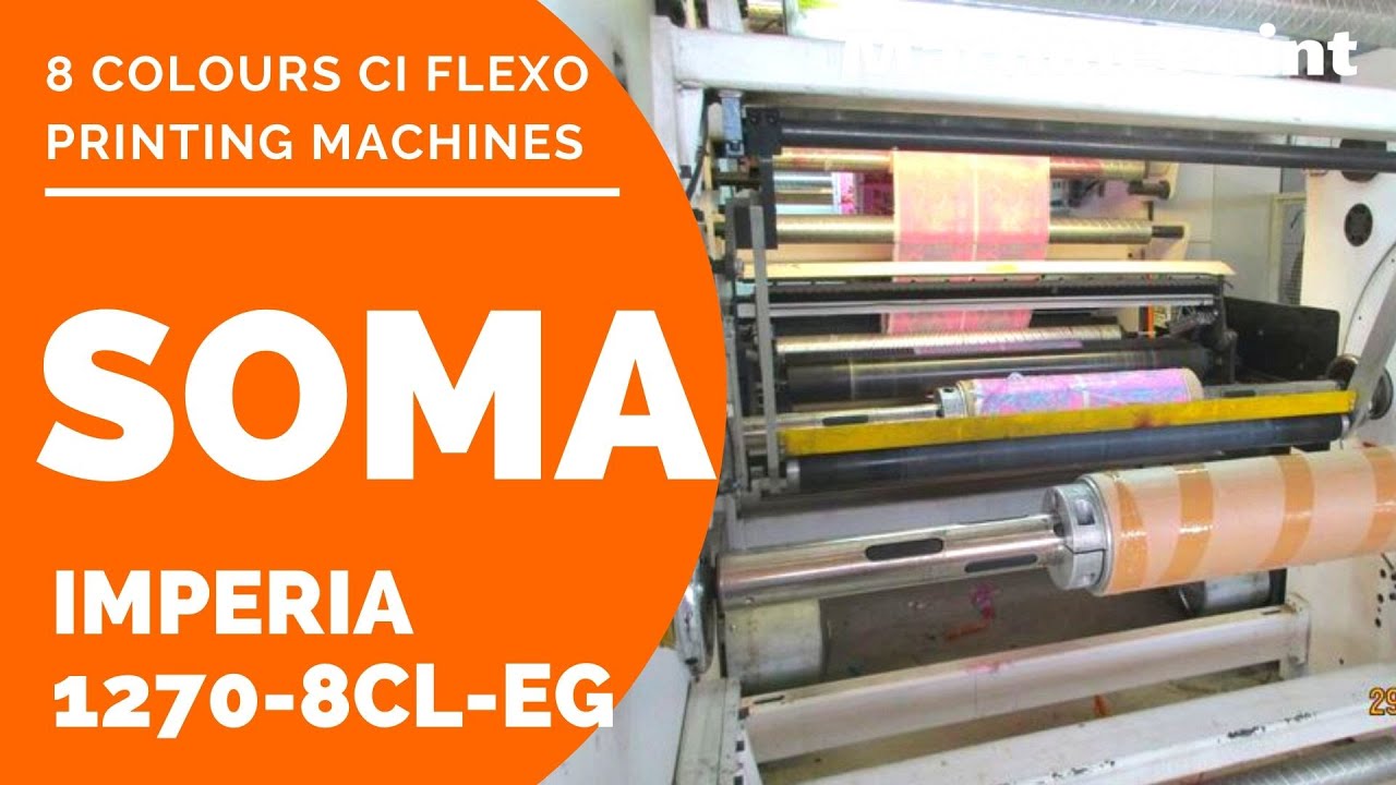 SOMA IMPERIA 1270-8CL-EG 8 Colours CI Flexo Printing Machines | SOMA ...
