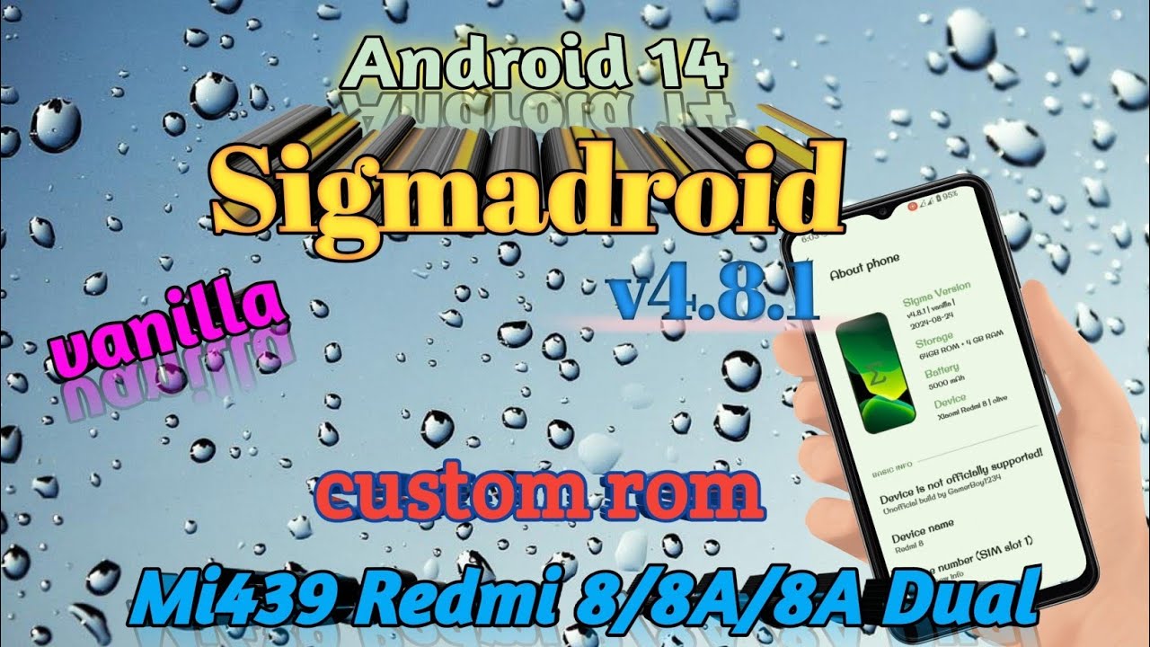 Redmi 8 Custom Rom ! Mi439 New Custom Rom ! 2024 Redmi 8,8A,8A Dual ...