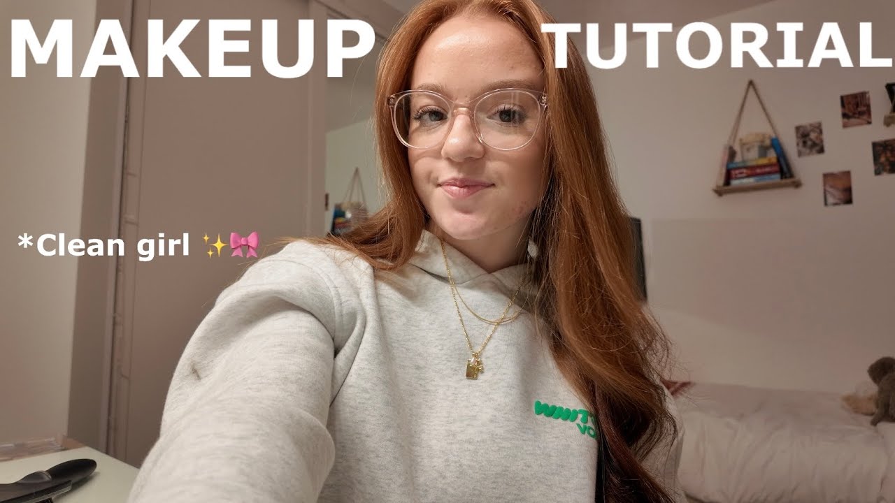 MAKEUP ROUTINE *clean girl* - YouTube