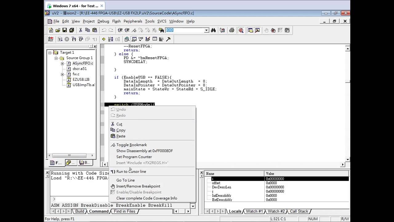Cypress IDE FX2LP Debug and Encoding/Decoding Application Use - YouTube