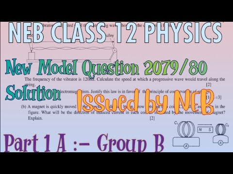Solution of Physics Class 12 New Model Question 2079 2080 Group B ...