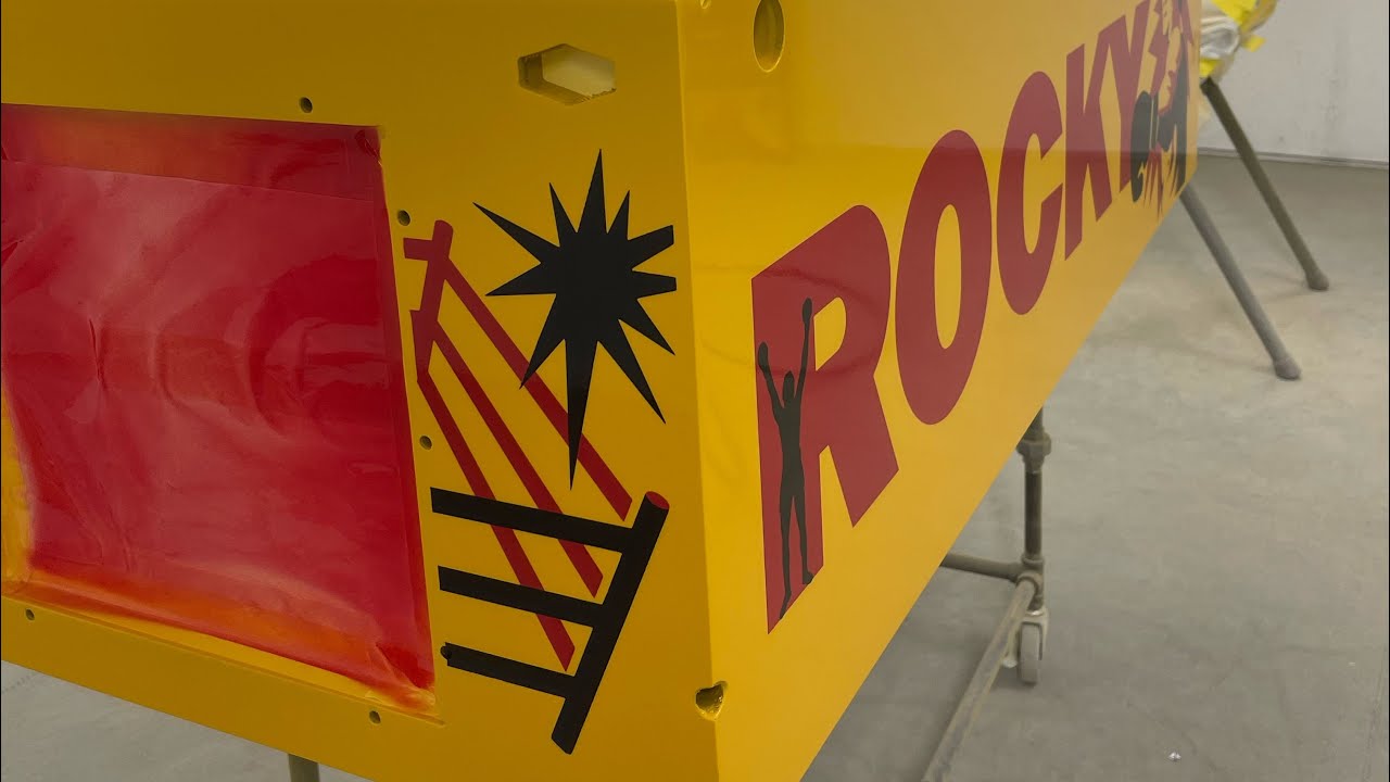 Gottlieb Rocky Pinball Restoration 16 - YouTube