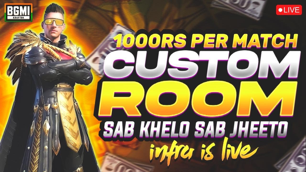 bgmi live custom room | bgmi custom room live stream | bgmi custom room ...