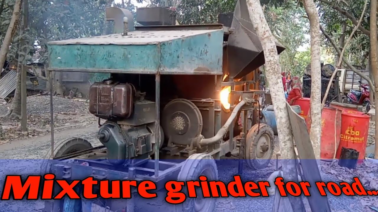 Mixture grinder for road//Heavy Duty mixture grinder//Road making ...