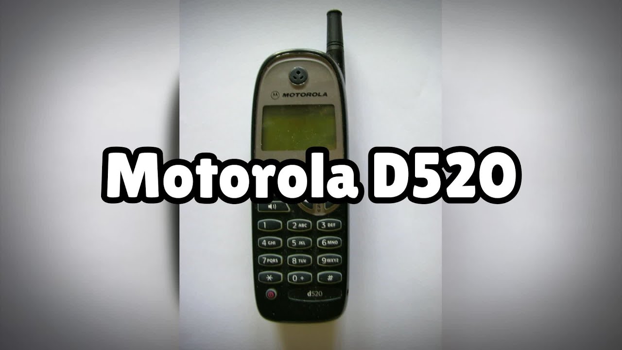 Photos of the Motorola D520 | Not A Review! - YouTube