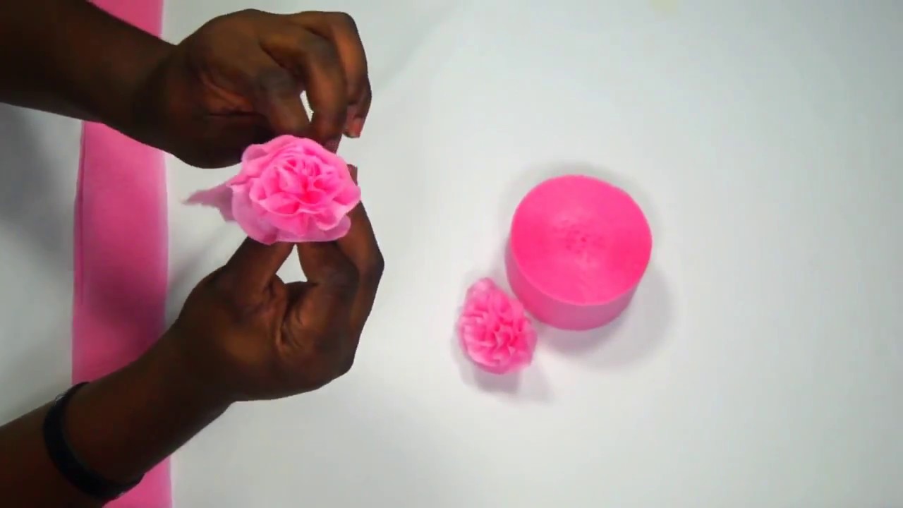 DIY Paper Flower Tutorial - YouTube