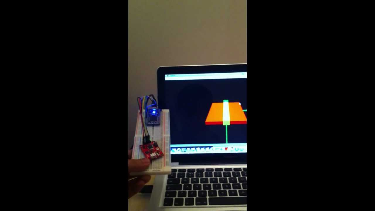 IMU python GUI - YouTube