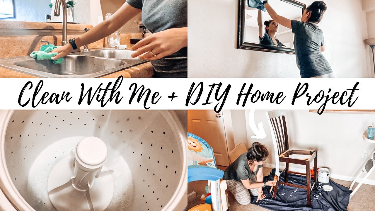 ALL DAY CLEANING + HOME PROJECT | CLEAN WITH ME | KIM MARIE | CLEANING ...