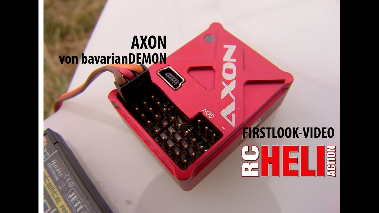 RC-Heli-Action: Firstlook AXON von bavarianDEMON - YouTube