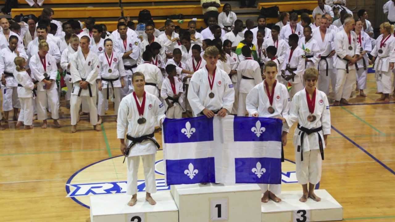 Team Québec at the first World Cup Karate IKD;;; - YouTube