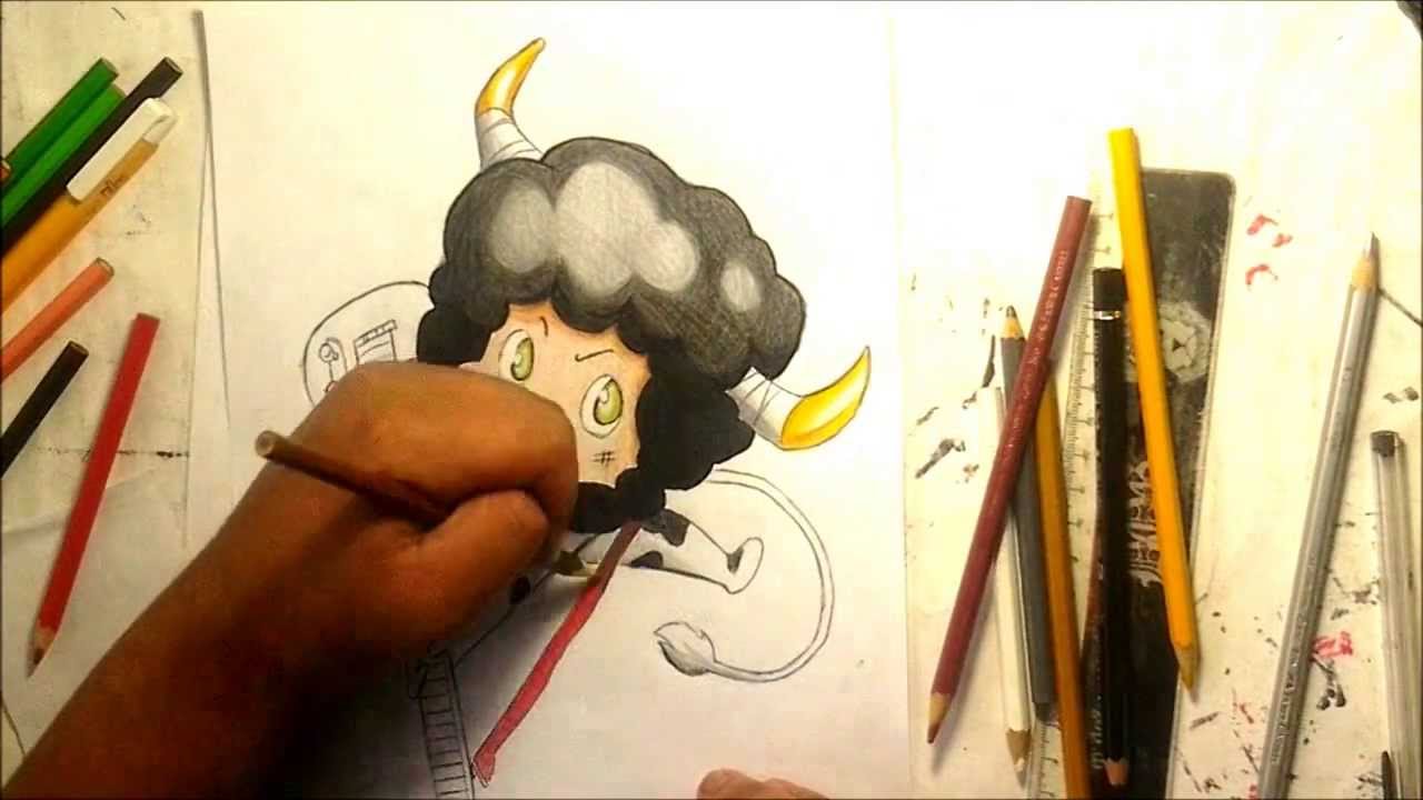 DRAWING LAMBO-Katekyo Hitman Reborn-BY : GT - YouTube