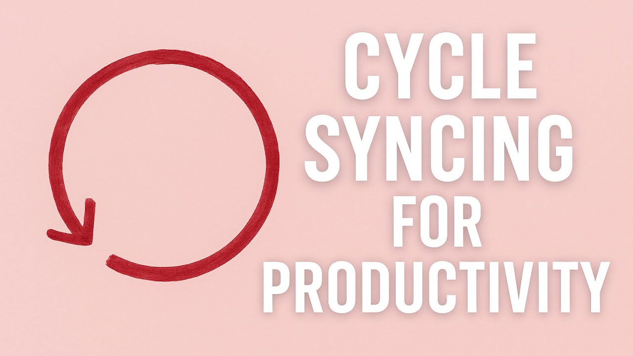 Podcast: Cycle Syncing for Productivity - YouTube