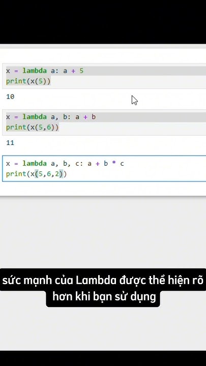 python lambda - YouTube