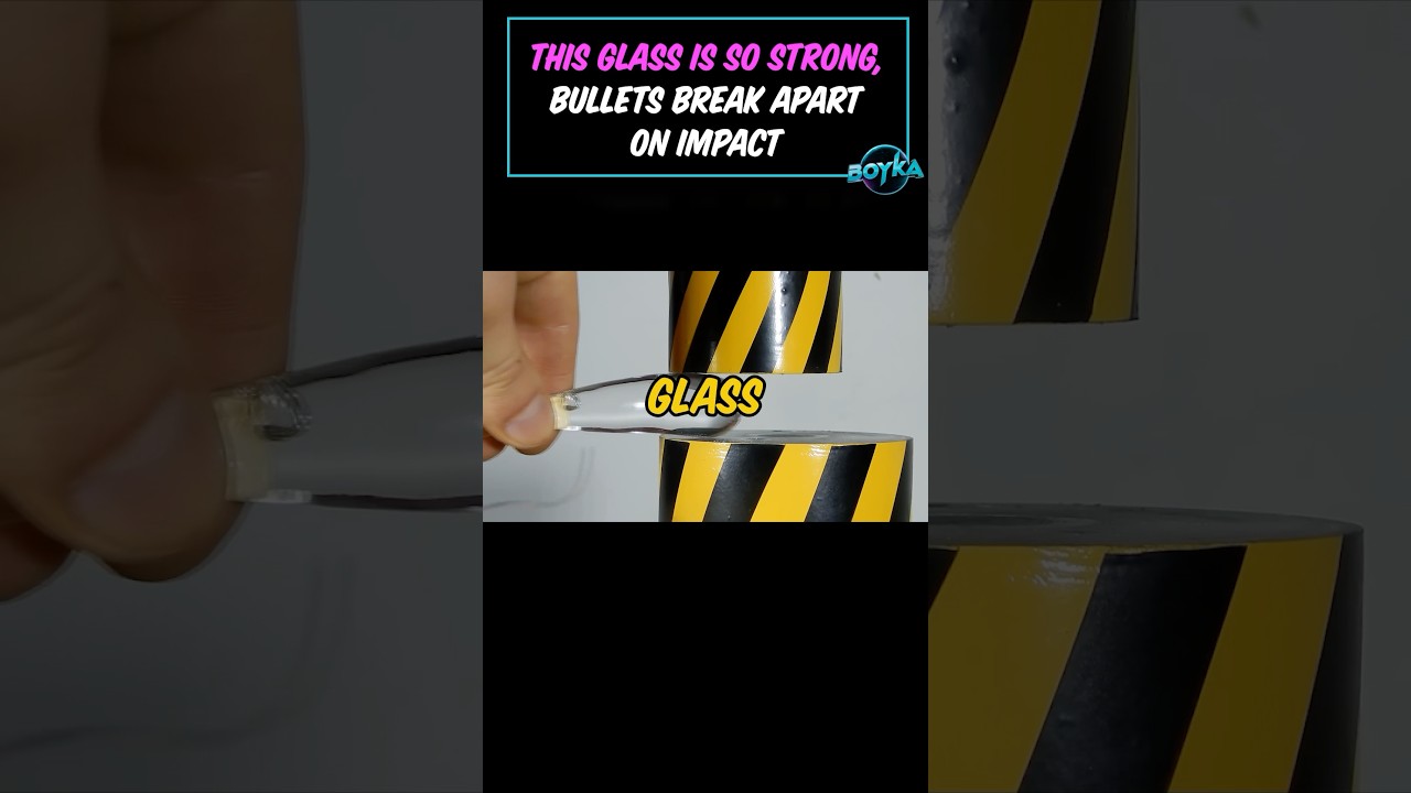 Rupert's Drop Glass so strong that bullets shatter into thousands of ...